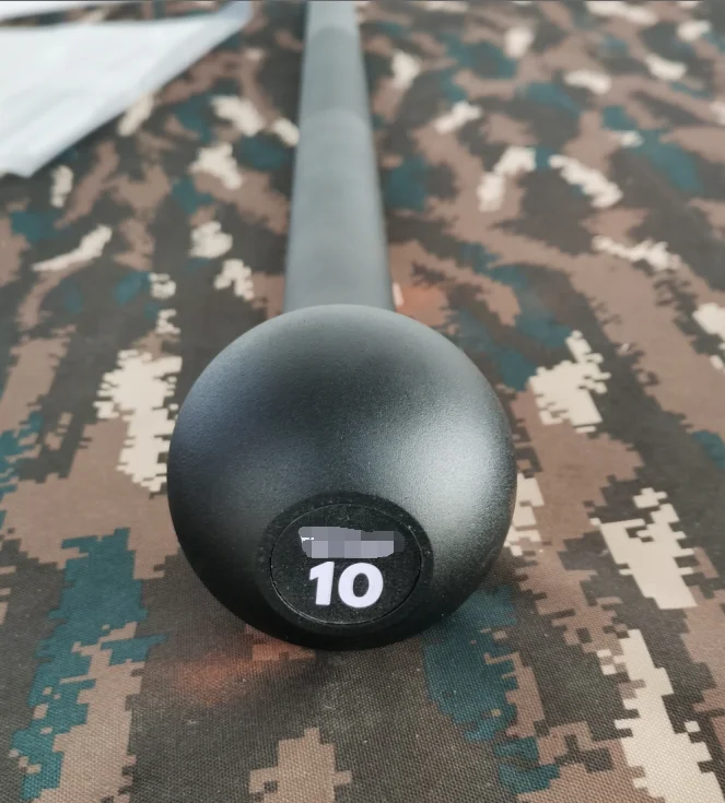 Steel Mace Bell Matt/Glossy Black Mace Club for Strength Training ...