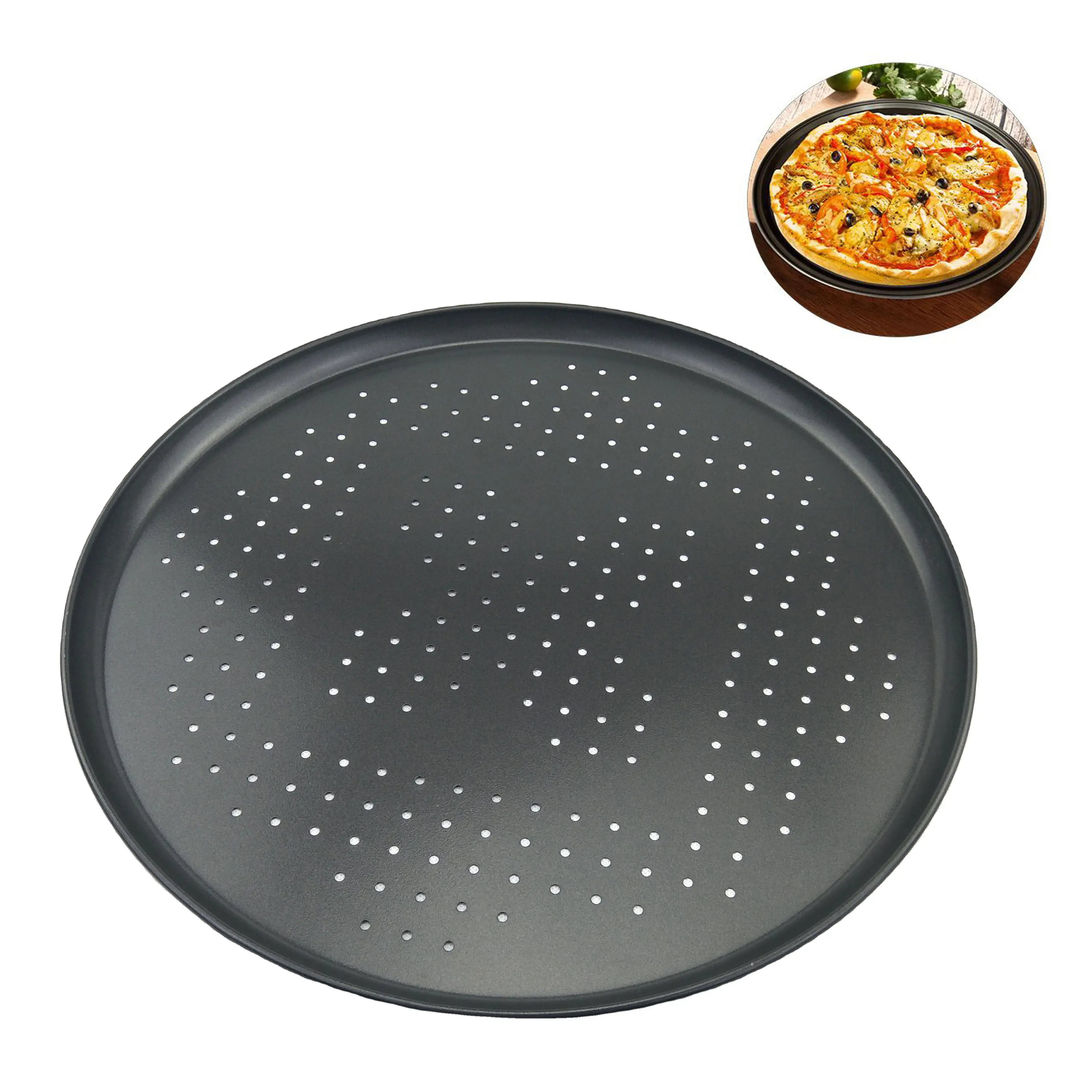 AOLIJUE Kitchen Cooking Tools Pizza Mesh Pan Customized Circular Metal ...