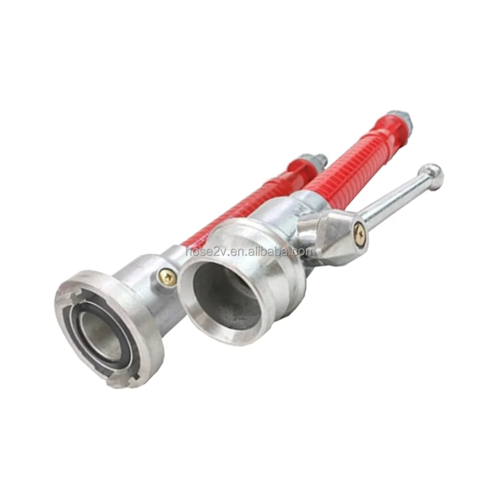 German Plastic Fire Jet Spray Nozzle - Quick Contact Aluminum Storz
