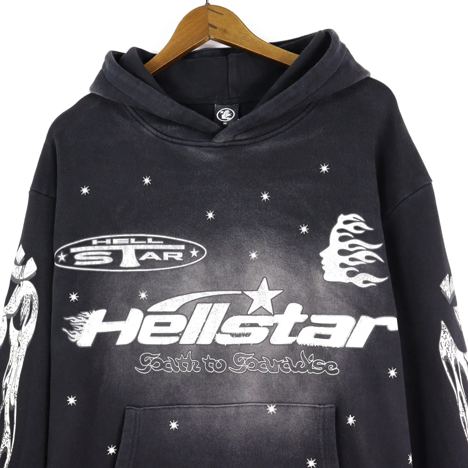 Hellstar Clothing Vintage Wash Make Old Casual Streetwear Sweatshirts ...