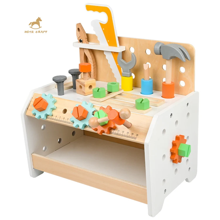 Wooden Tool Box Table Game Tool Toy Early Educational Wood Tool Set ...