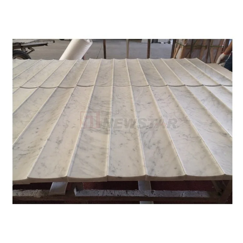 Newstar Wholesale New Modern Design Concave Marble Bathroom Tiles ...
