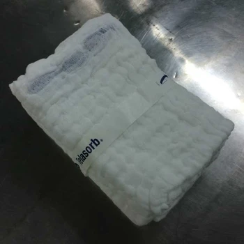 Sterile Gauze Laparotomy Pad Sponge With X-ray Detectable Blue Loop ...