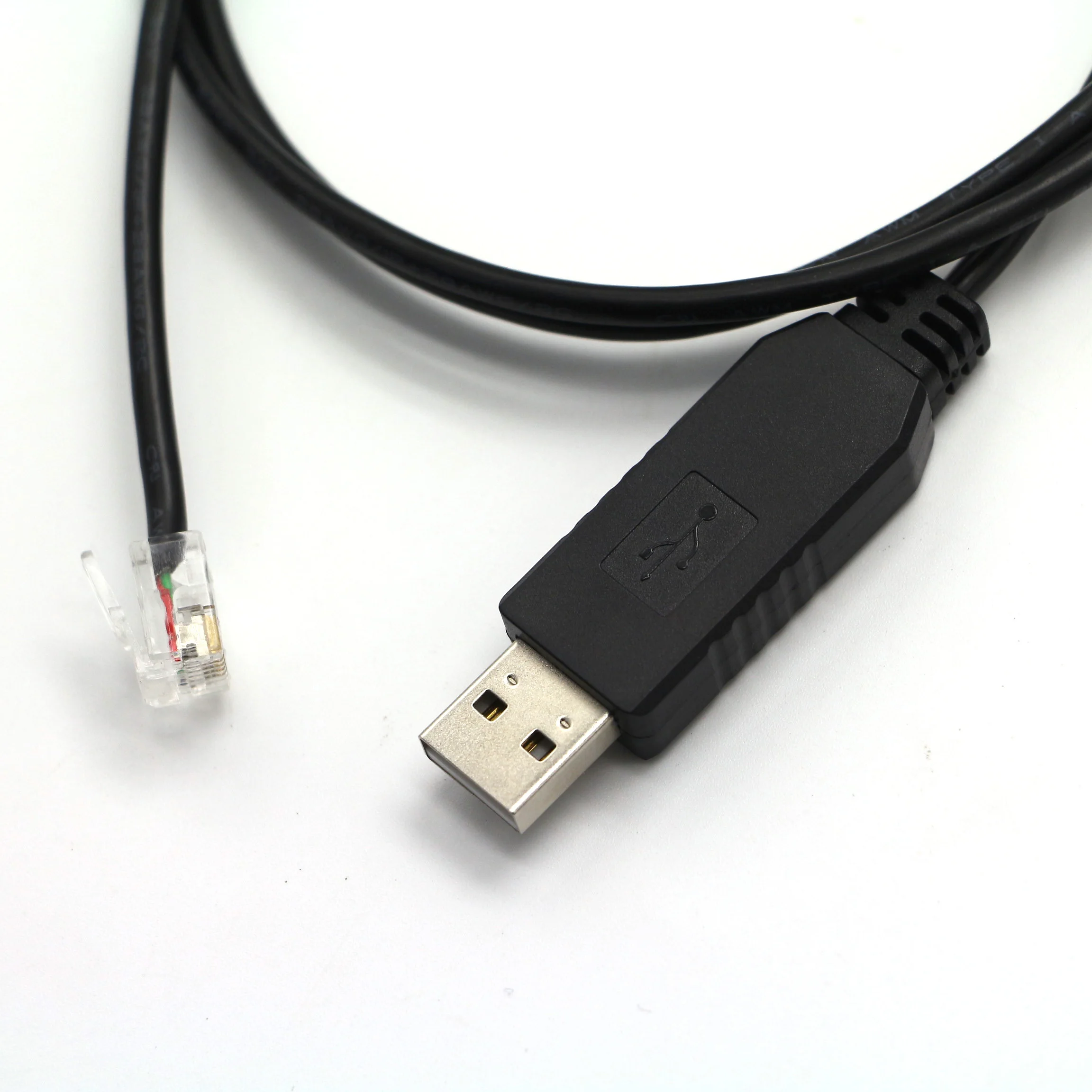 RS485 RS422 RS232 USB A Male 2.0 to RJ11 4P4C Male Serial Adapter ...
