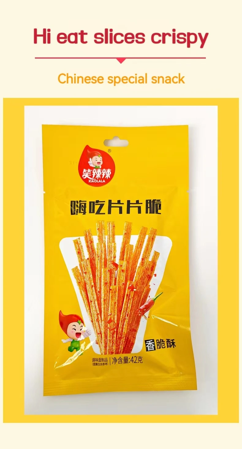 Famous Chinese Latiao Snack Spicy 42g Various Flavors Big Crispy Stick ...