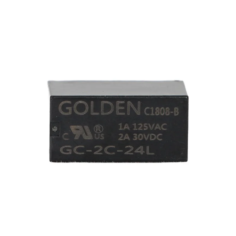 Golden 3a 24v Relay 8 Pins 0.2w 0.36w Gc-2c-24l - Buy Golden Relay,24v ...