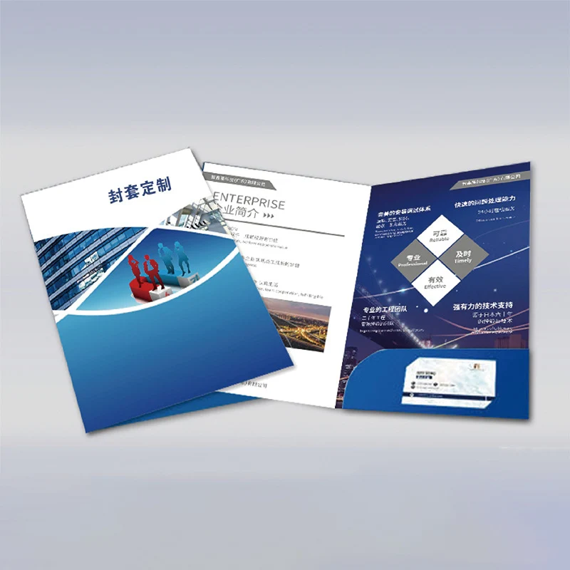 Custom Logo Folders - Professional Business Profiles