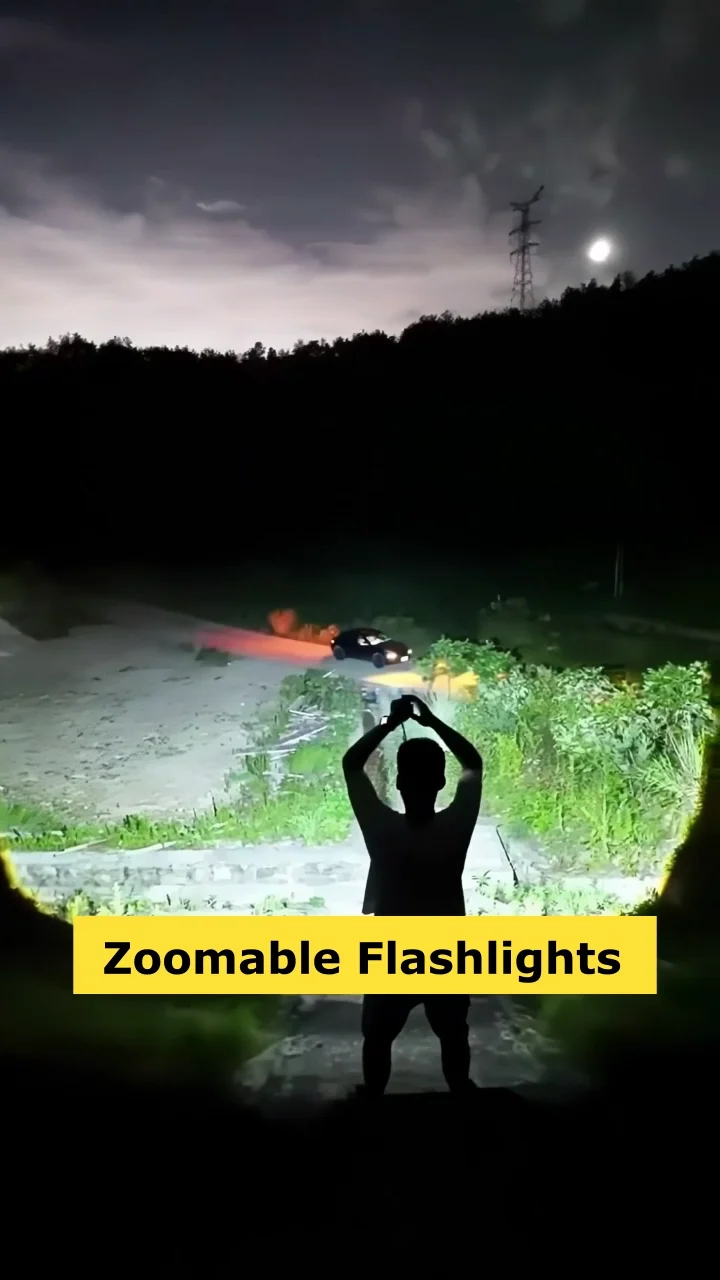 Emergency Tactical Flashlight 30w Led Usb Outdoor Torch Waterproof ...