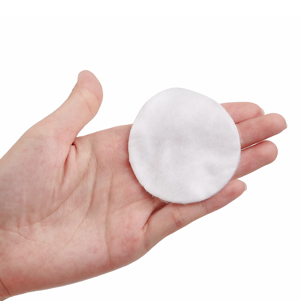 Purcotton Disposable Nail Cotton Pad Unbleached Make-up Pads Square ...