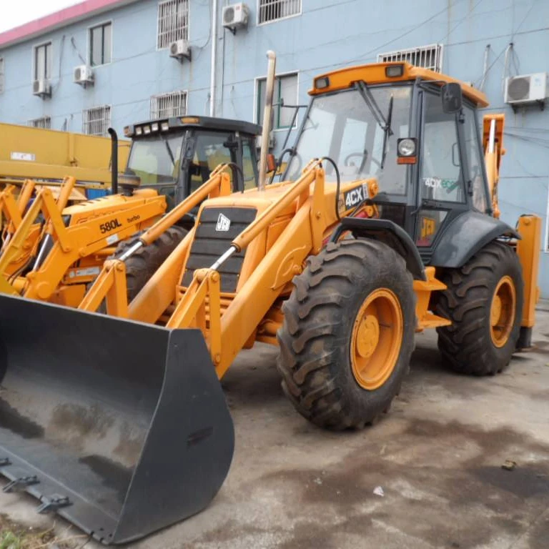Japan JCB 4CX mini tractor backhoe loader small excavator backhoe ...