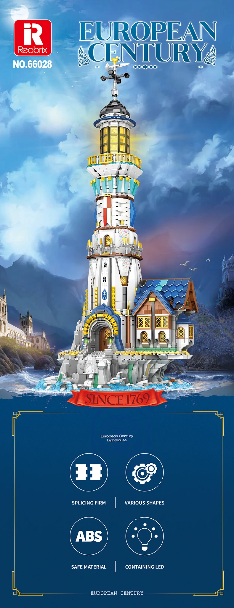 Reobrix 66028 The Lighthouse Model Building Block Architecture City ...