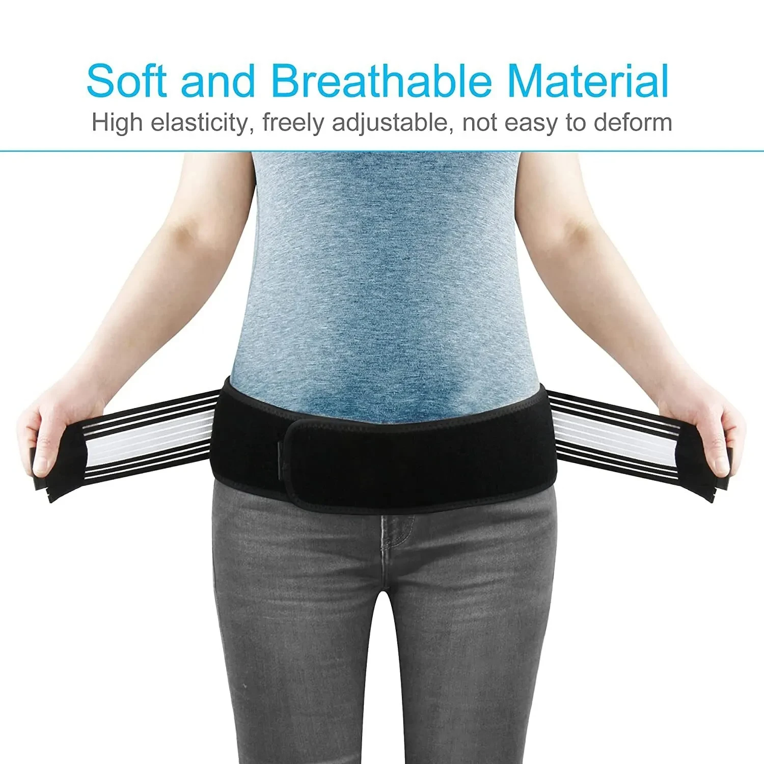 Sacroiliac SI Joint Hip Belt - Lower Back Support for Pain
