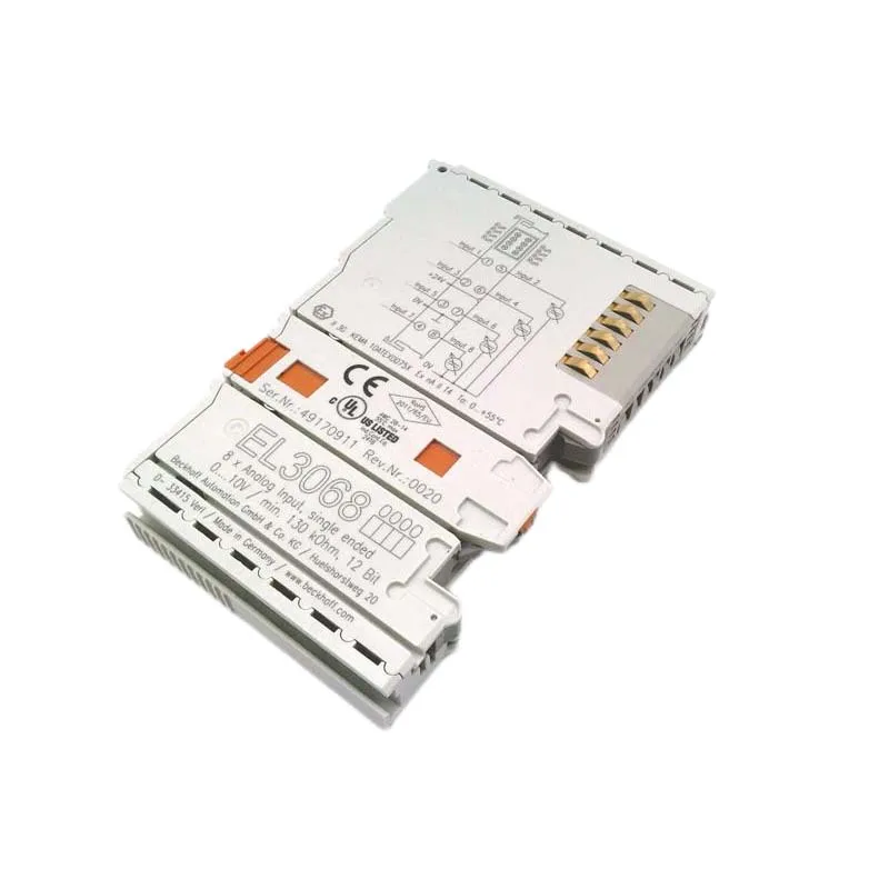Beckhoff EL3068 EtherCAT Terminal, 8-channel analog input, voltage, 0 ...