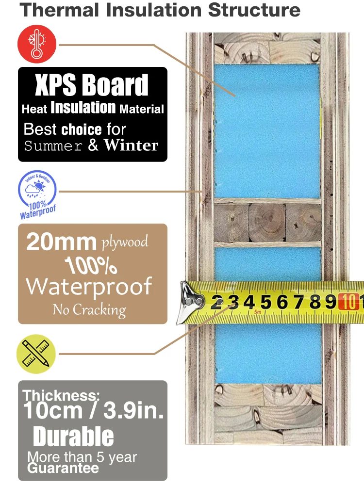 Prettywood Xps Thermal Insulated Big Size Waterproof Solid Wooden ...