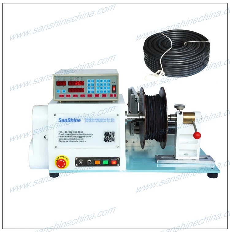Sanshine Cable Wire Coil Winding Automatic Cable Roll Bundle Machine ...