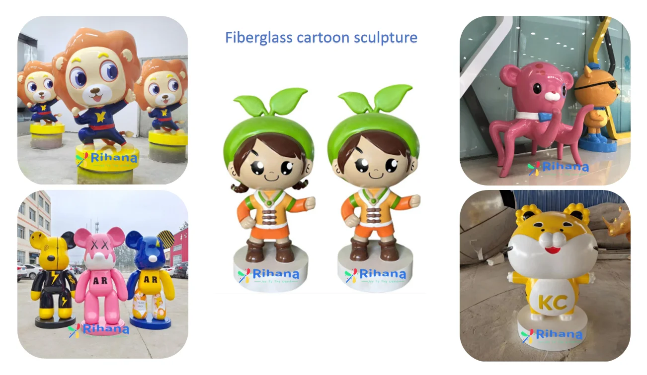 Frp Cartoon Animal Model Customization Resin Doll Shiba Inu Welcome Dog ...