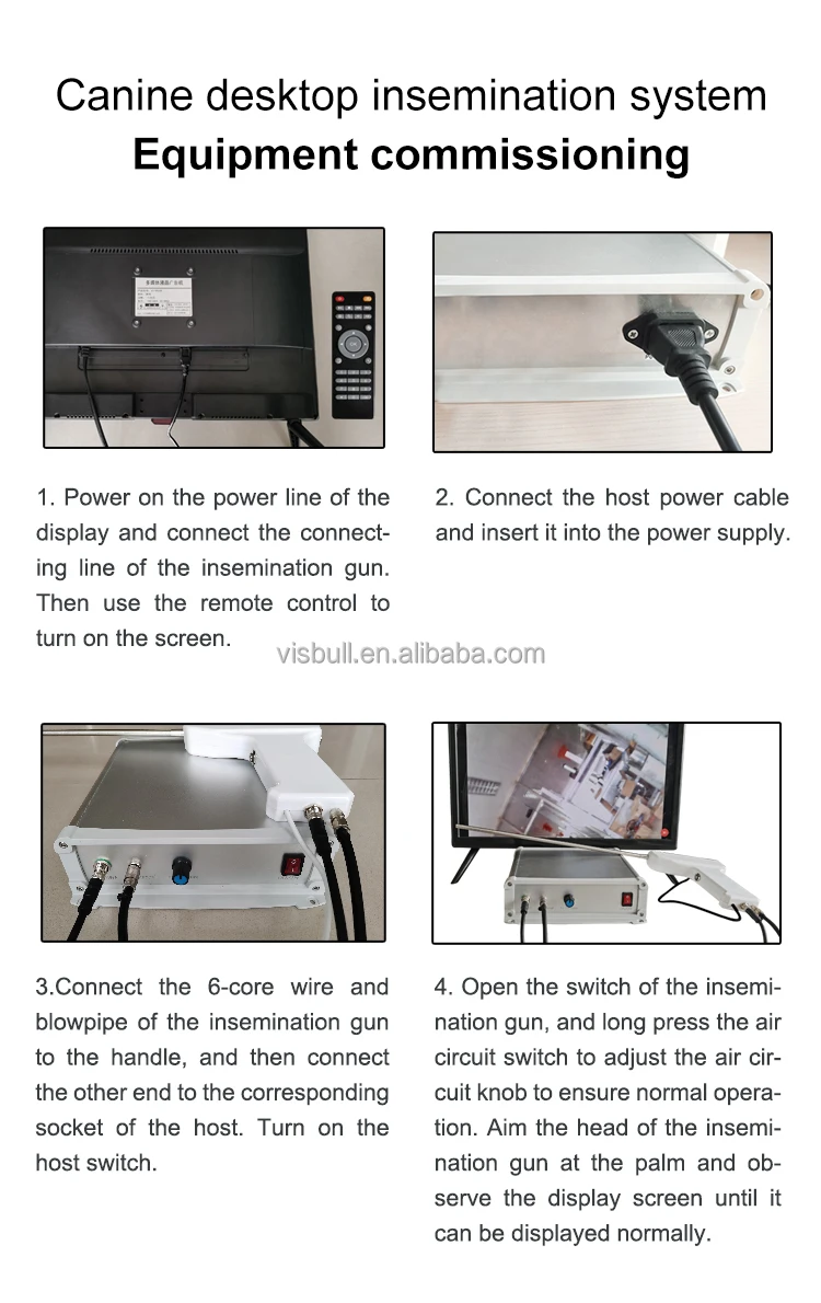 Large Canine Vet Visual Insemination Device - Desktop TCI Machines