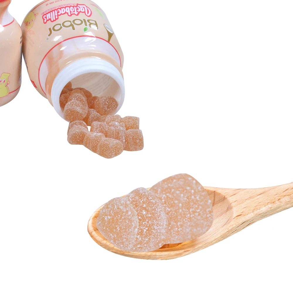 Biobor Lactobacillus Yogurt Flavor Customized Shape Gummy Candy Sweets ...