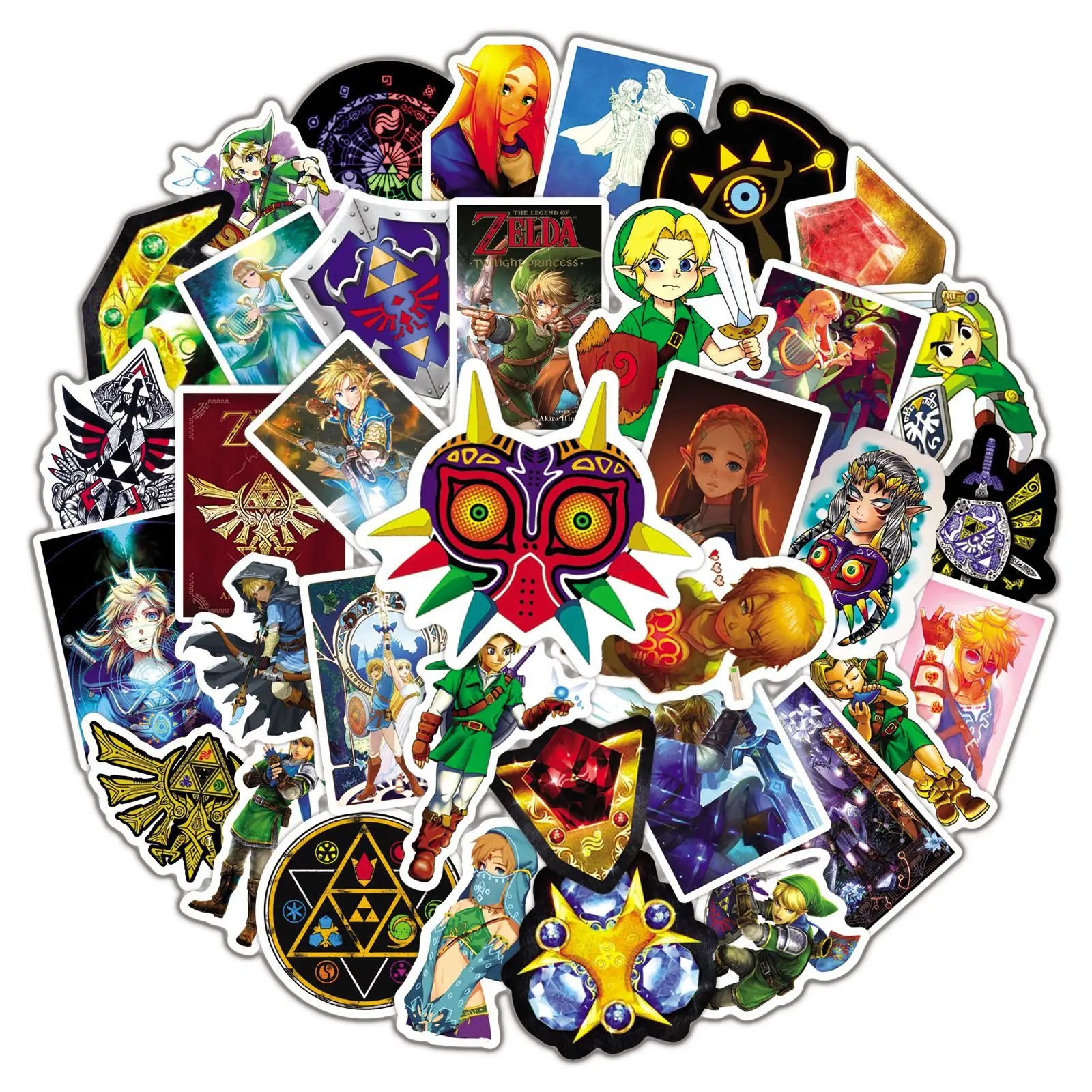 50pcs Popular Video Game Decals For Teens Gift The Legend Of Zelda ...