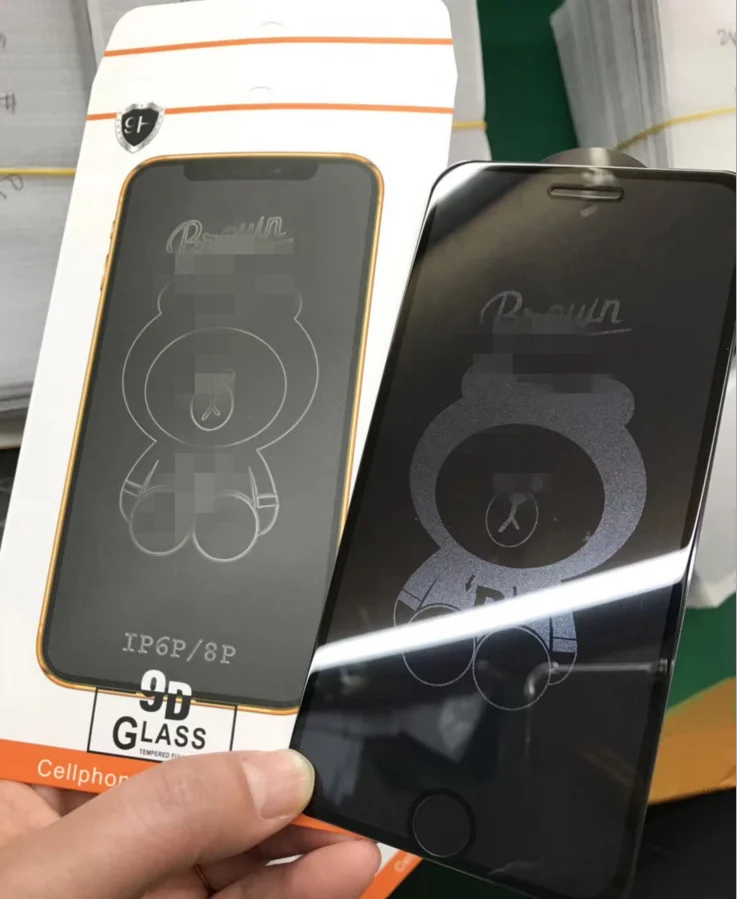 Mobile Phone Use Custom Logo Screen Protector Tempered Glass Screen ...