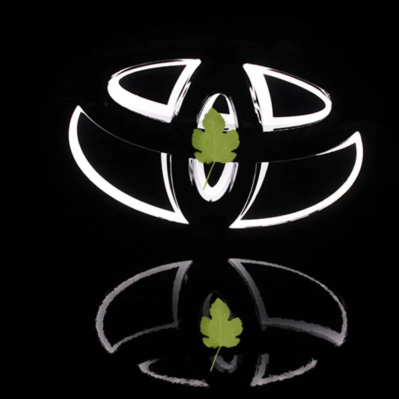 Auto Logo Led Light Car Grille Emblem 5d Car Front Logo Badge Led Light ...