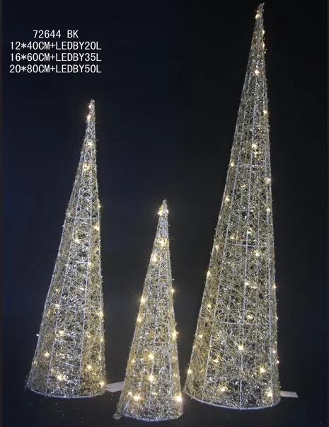 Glitter Cone Tree For Christmas Indoor Decoration - Buy Twig Christmas ...