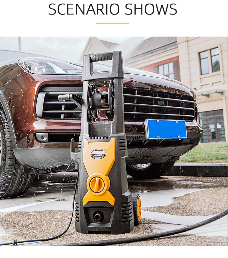 Sonlin 1800w Induction Motor 140bar Yellow Portable High Pressure Car ...