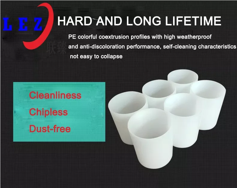 Factory Custom Plastic White Pipe ABS PVC PC PE Extrusion