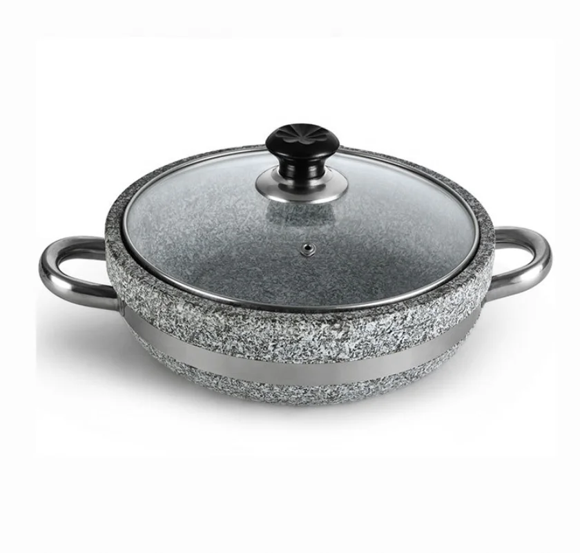 Natural Korean Stone Hot Pot Japanese Sukiyaki Stone Soup Dishes ...