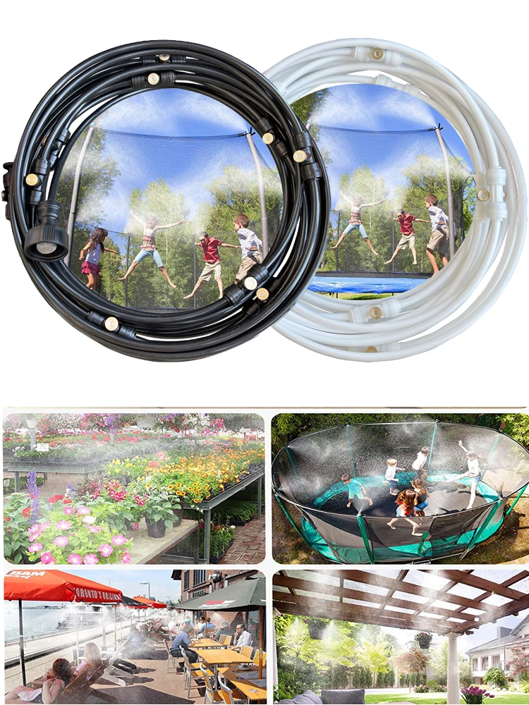 White Black Low-pressure Mist Spray System With Brass Nozzle For ...