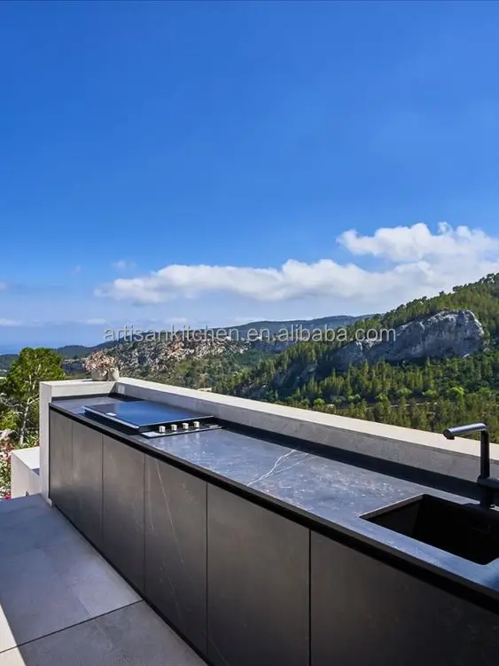 2025 Kitchen Flat Pack Outdoor Kitchen Water Resistant Sintered Stone ...