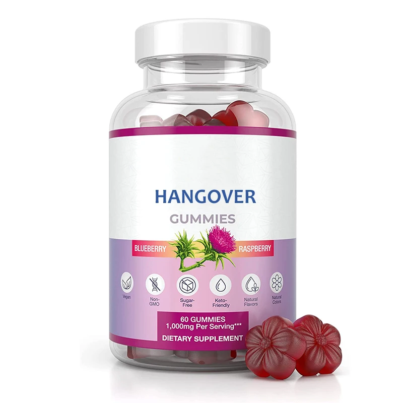 Oem Hangover Gummies Liver Detox Anti Hangover Gummies Relieve Alcohol Anti Hangover Supplement ...