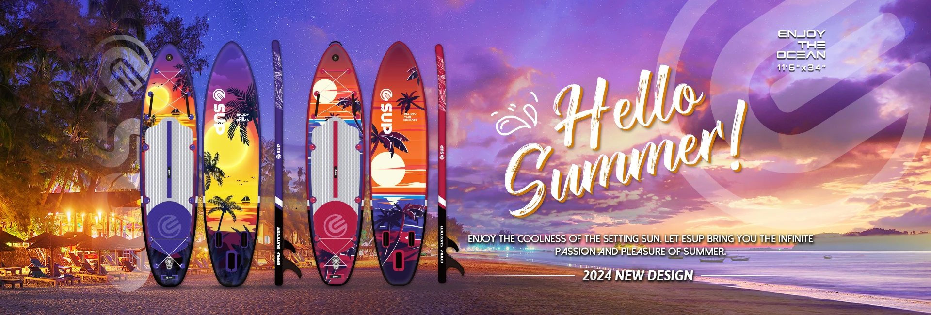 Esup 11 Feet 6 Inch Stand Up Paddle Board Paddleboard Inflatable With ...