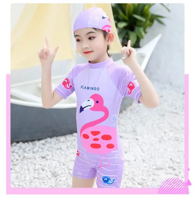 Kids Swimsuit Girls One Piece - Quick Dry & Anti-uv