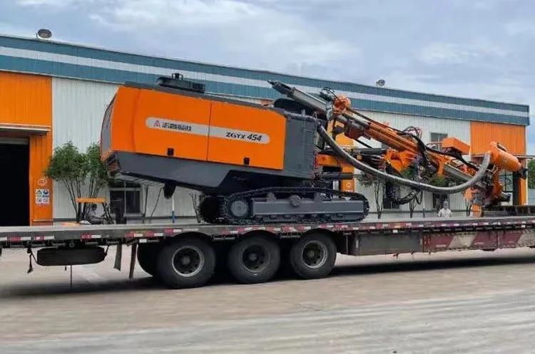 ZGYX 454T Rotary Drilling Rig for Blasting Holes, Diesel-Powered, Easy ...