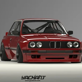 Fiber Glass E30 Coupe Front Lip Fenders Side Skirts Rear Wing Body Kit ...