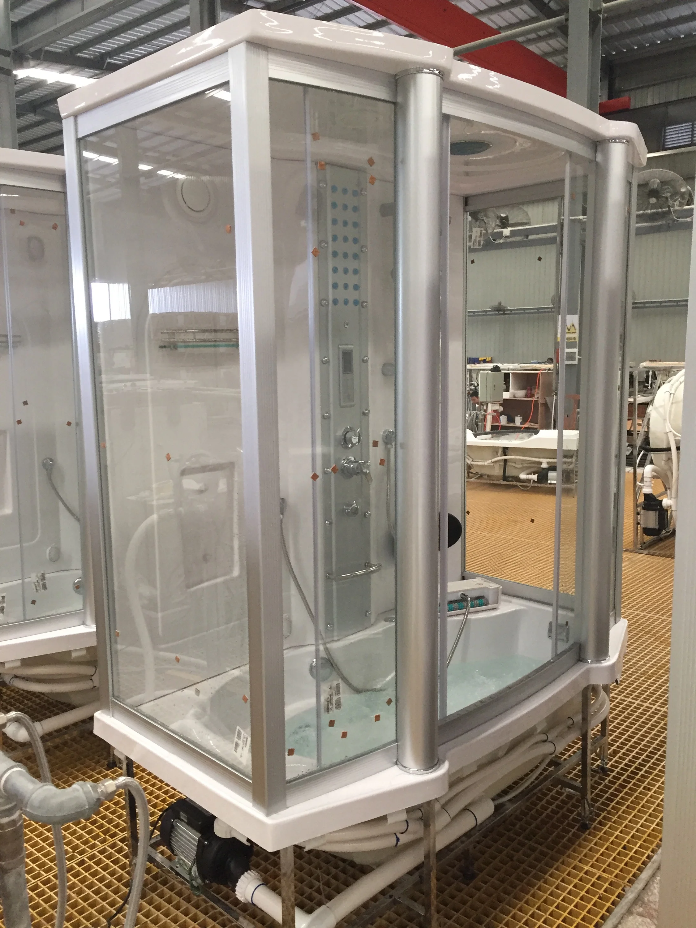 White Steam Shower Room With Bathtub Modern Shower Ws 807a Buy Simple