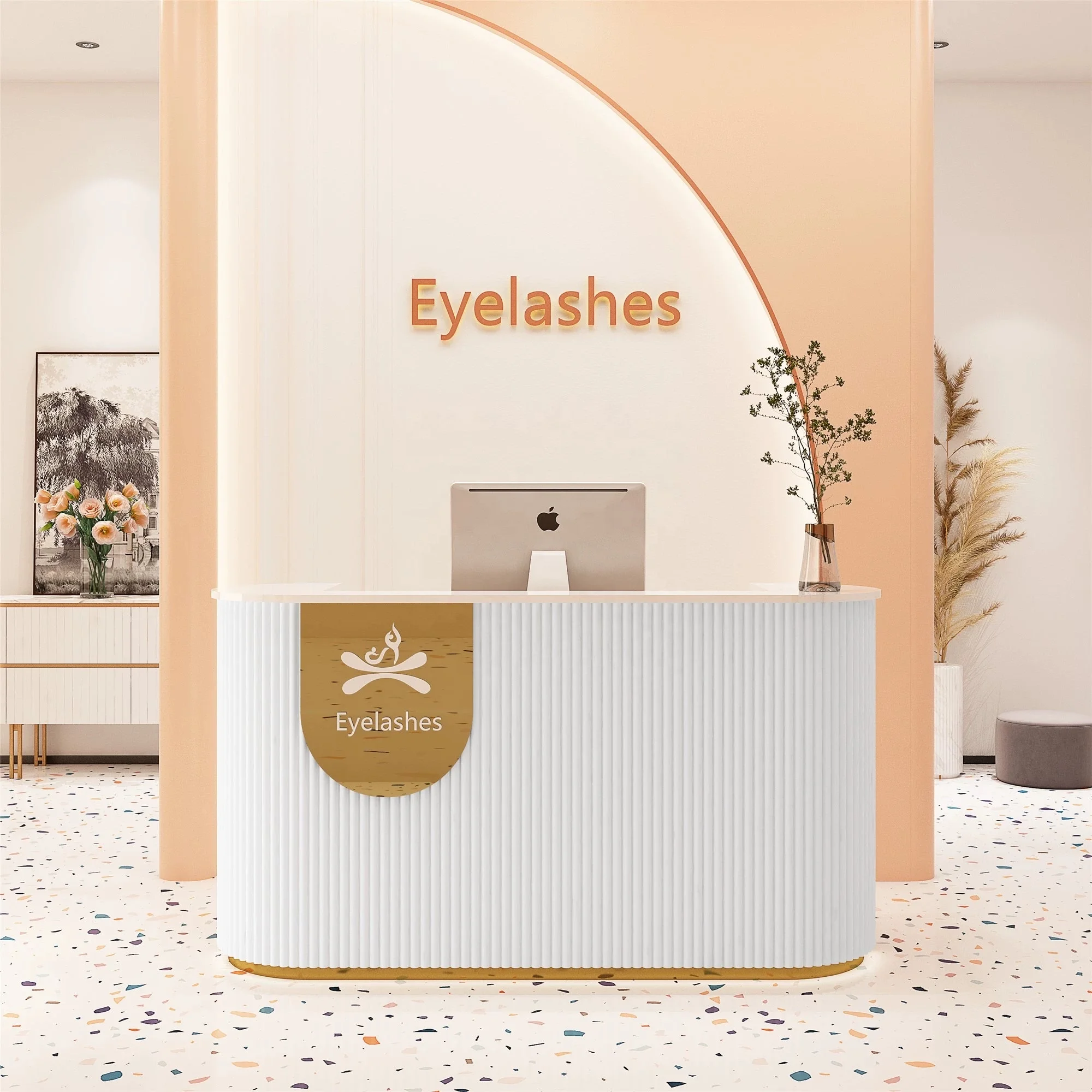 High Quality Reception Desk Optical Front Desk Reception Counter ...