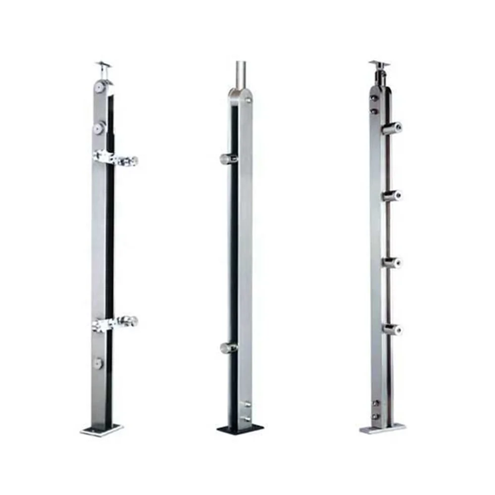 Alibaba.com: 304 Stainless Steel Glass Railing Posts with Brackets for ...