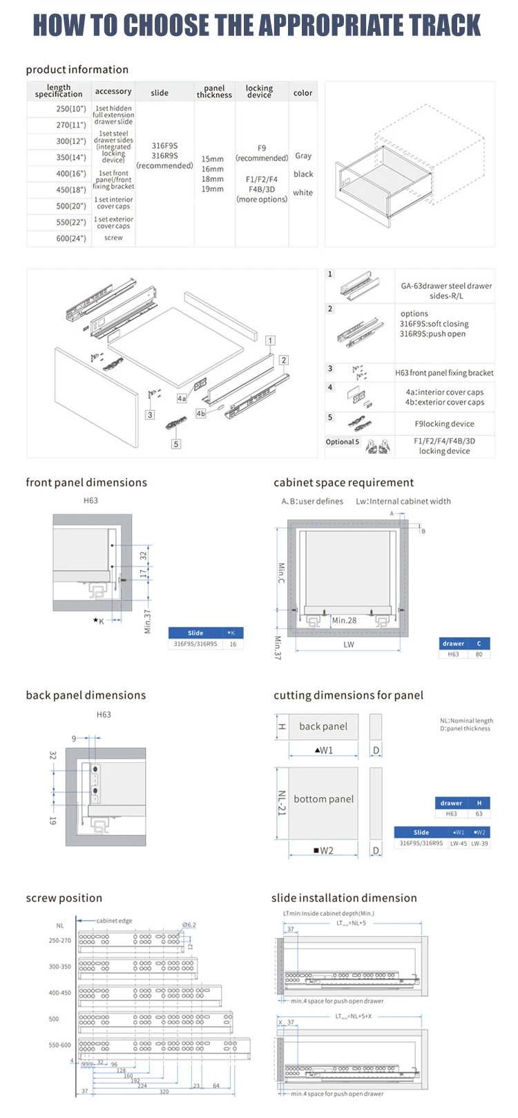 Soft Closing Drawer Slides - Modern & Heavy Duty Solutions