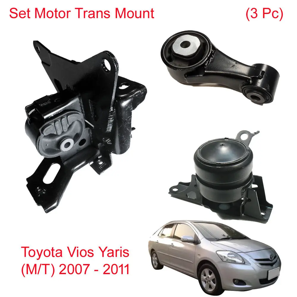 Auto Parts Set Engine Motor Trans Mount Mounting For Toyota Vios Yaris ...