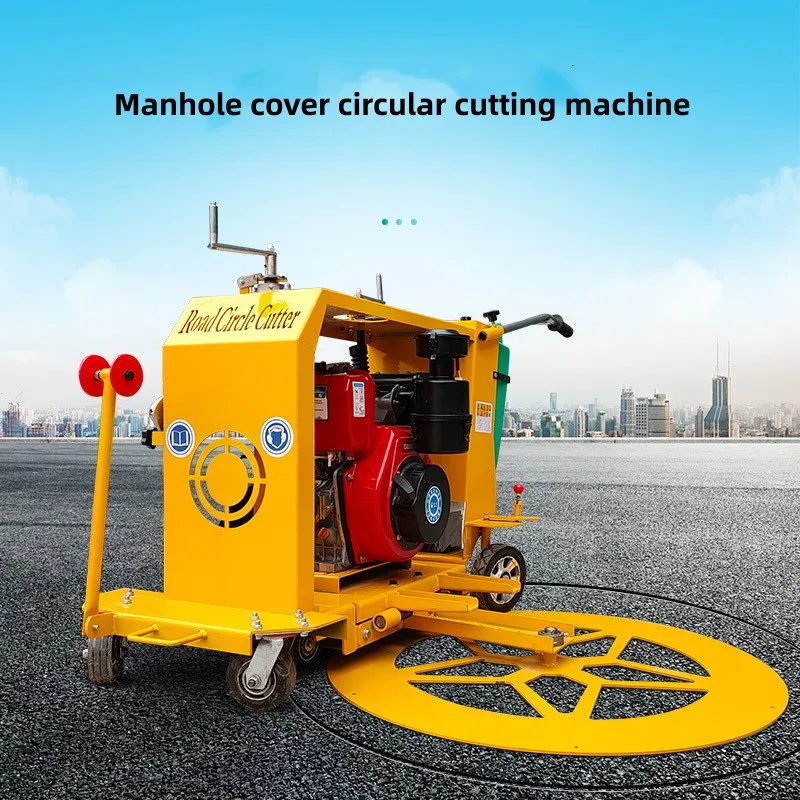 Multi-model Pavement Manhole Cover Forming Machine Sewer Diesel Manhole ...