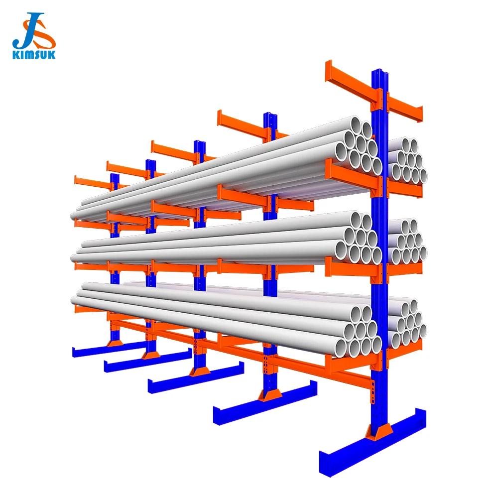 Movable Cantilever Rack Heavy Duty 5 Layers Metal Storage Shelf Rack ...
