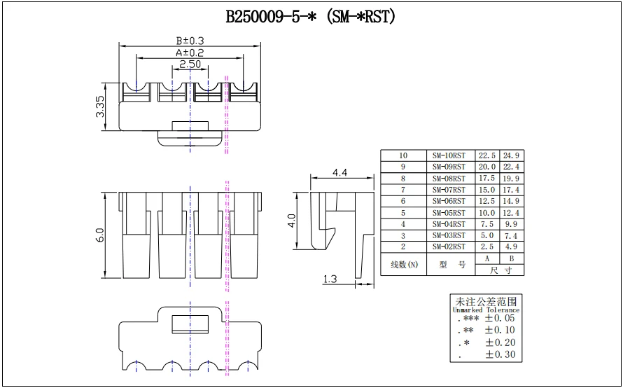 FAF B250009(SM) Nylon66 Phosphor Bronze Wire Connector