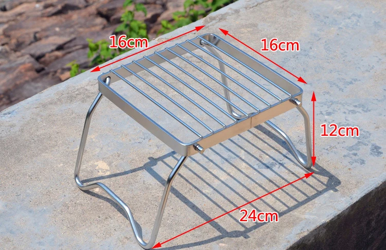 304 Stainless Steel Foldable Portable BBQ Grill Rack