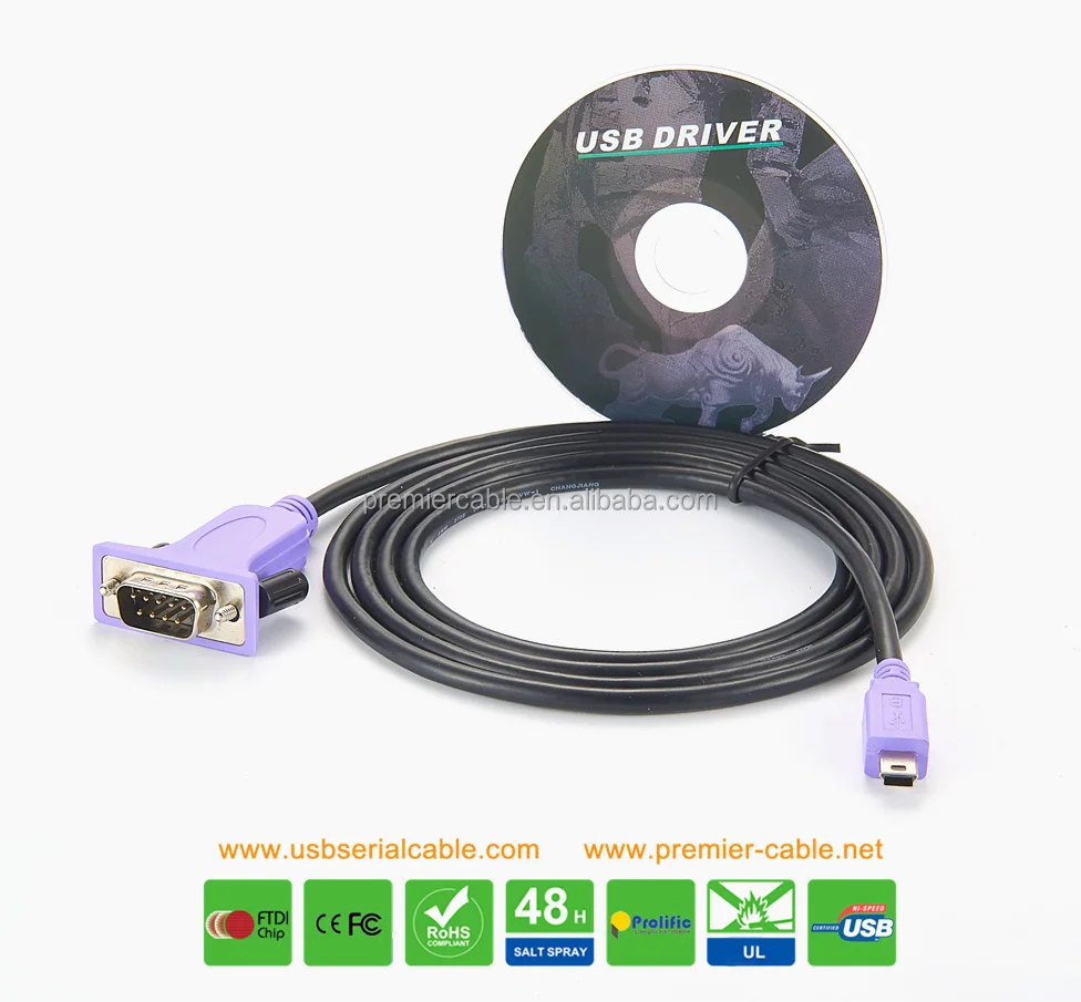 Micro Usb To Rs232 Db9 Serial Adapter Cable - Buy Micro Usb To Rs232 ...