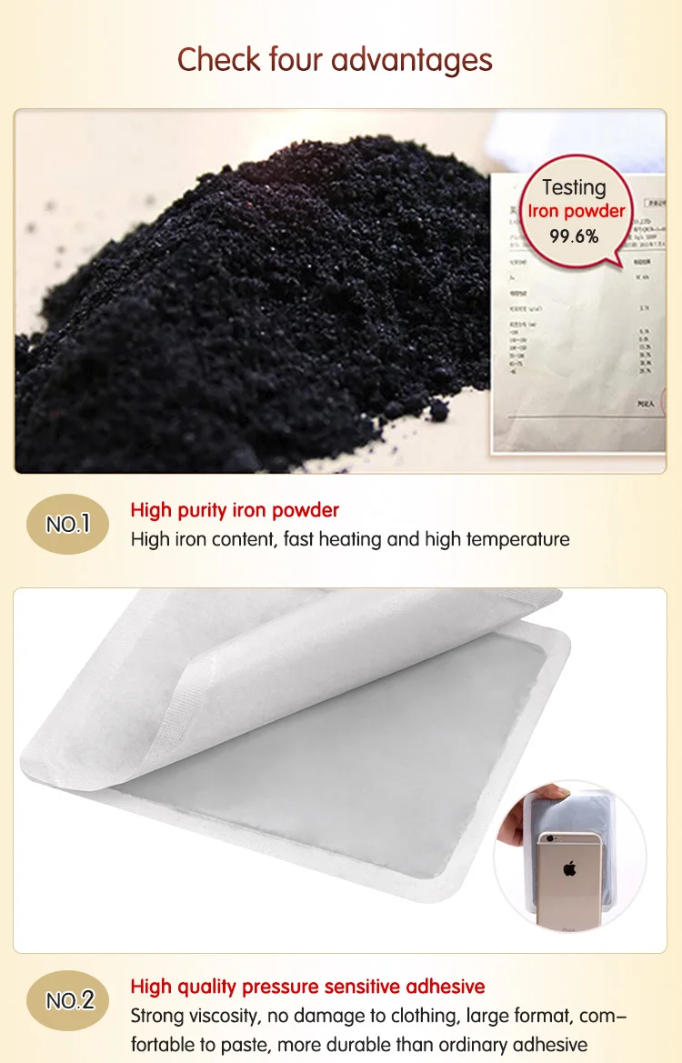 Hot Sale Adhesive Heat Pack Disposable Body Warmer Patch For Keep ...