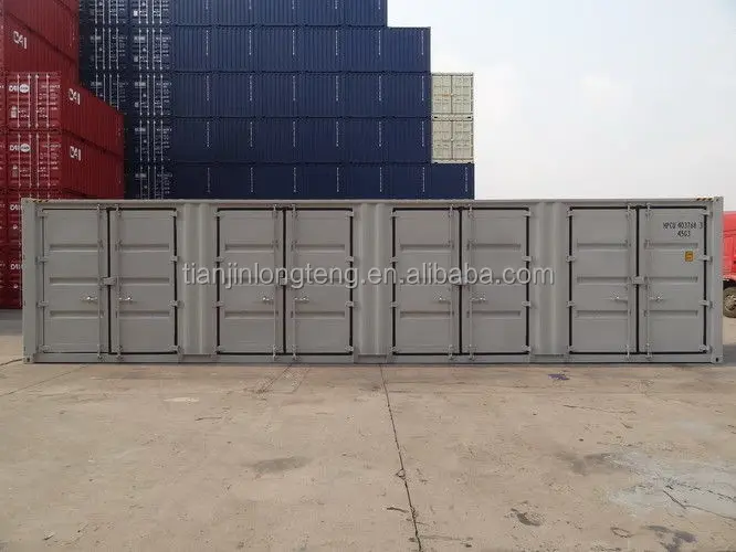 Multi Side Doors Opening 40ft Portable Self Storage 40 Ft Length High ...