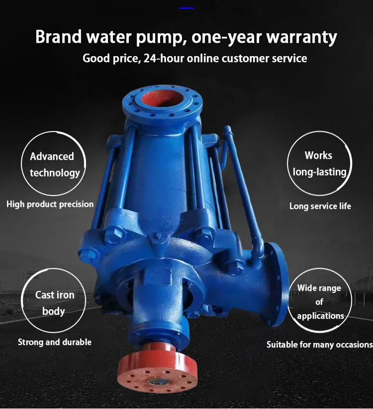 Horizontal Multistage Pump High Pressure Water Pump Electric Powered ...