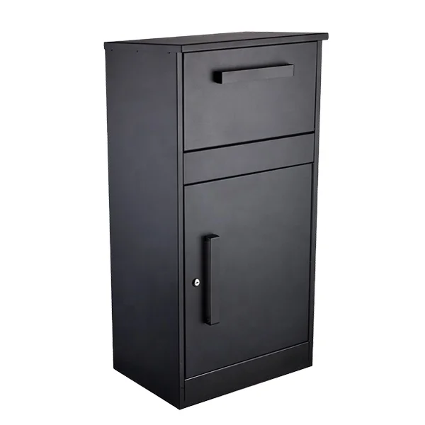 Apartment Standing Mailbox Metal Outdoor anti-theft parcel box delivery ...